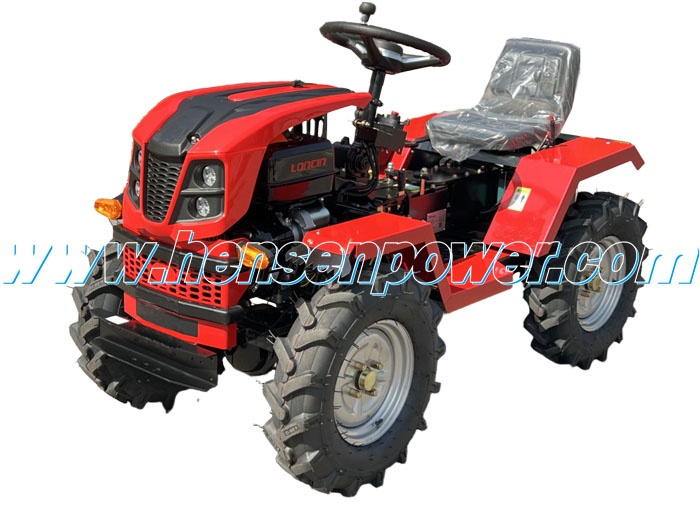 Four wheel drive agricultural compact mini small tractor powered by ...